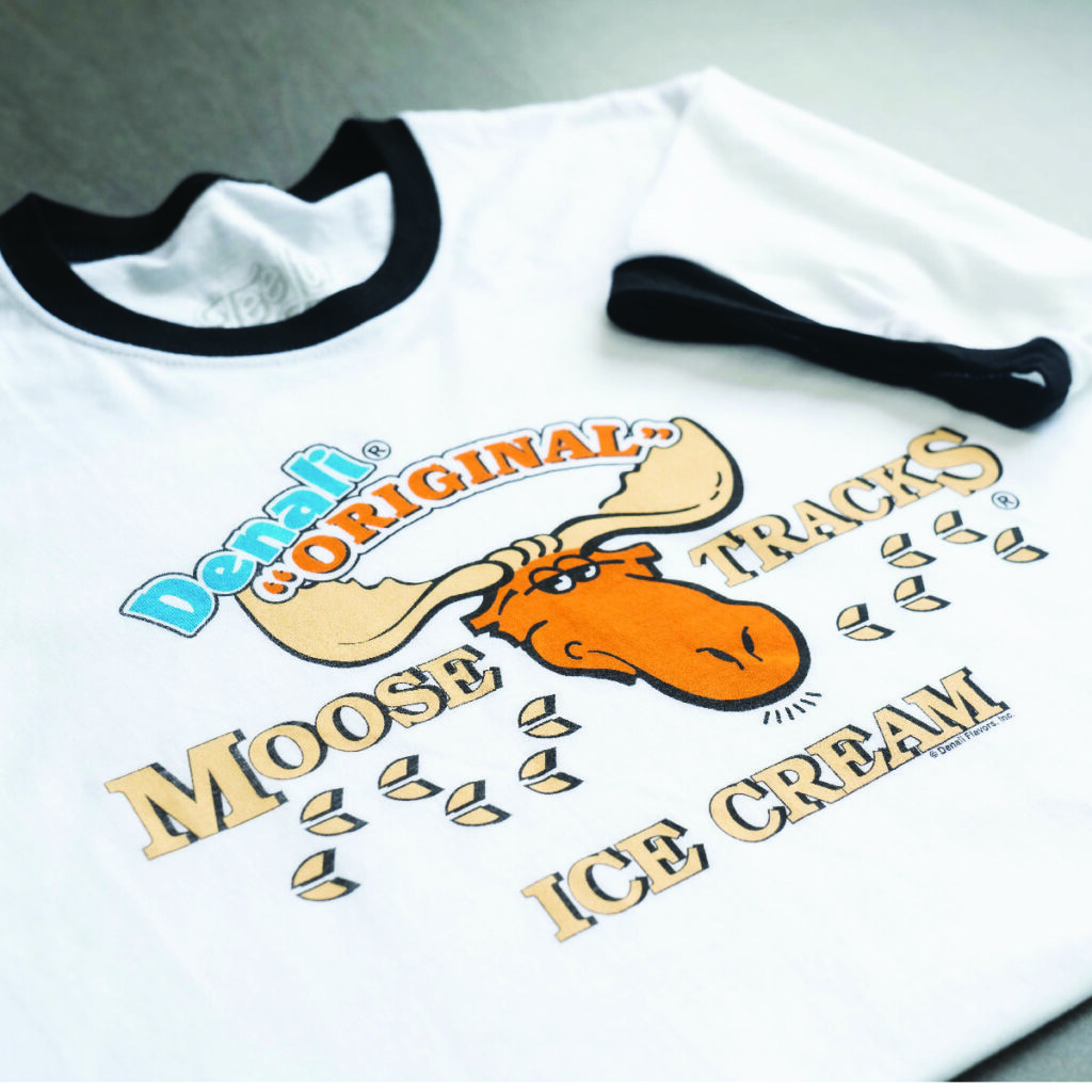 Moose Tracks Adult Retro Ringer T-Shirt - Moose Tracks